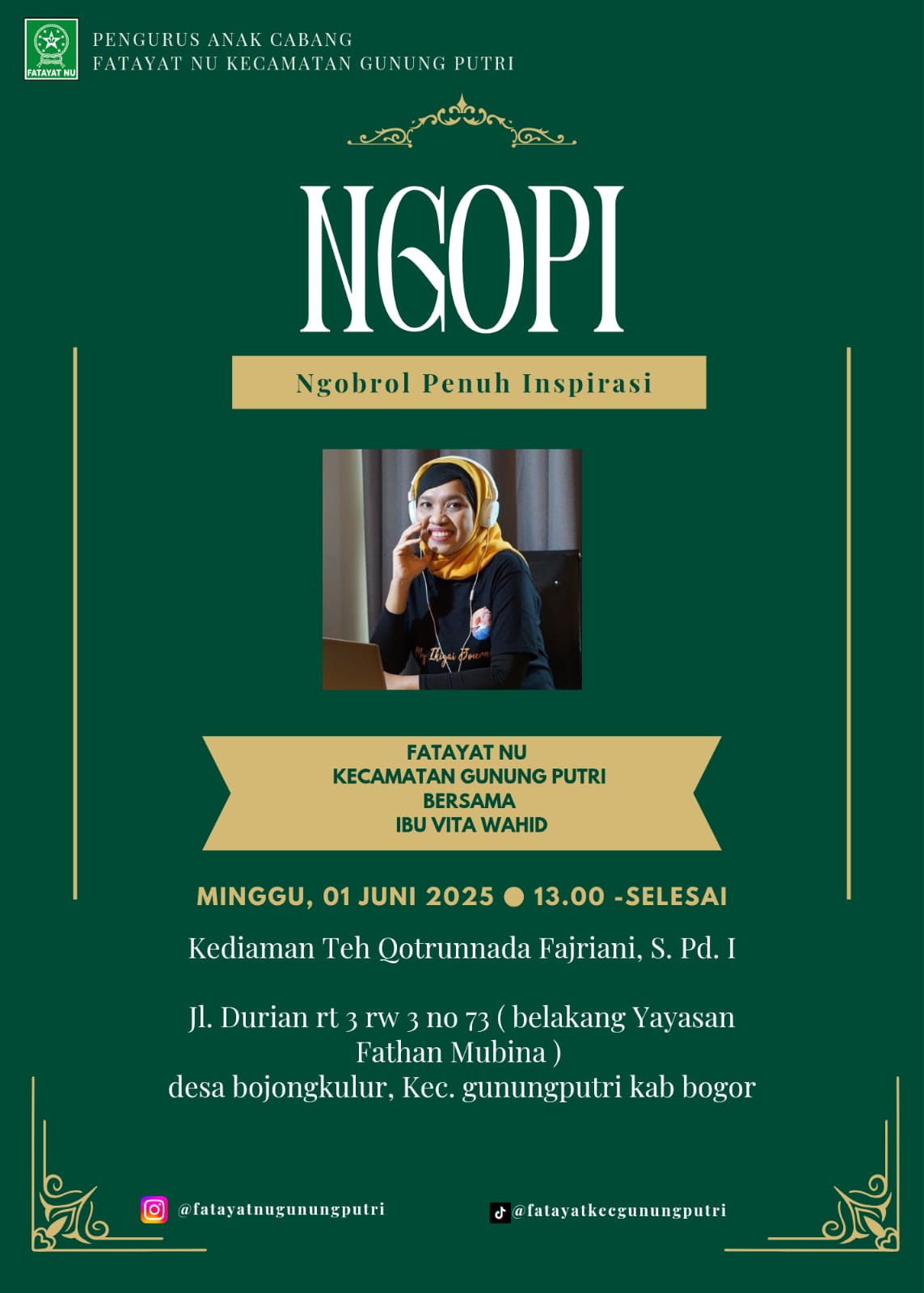 NGOPI – Ngobrol Penuh Inspirasi bersama Fatayat NU Kecamatan Gunung ...