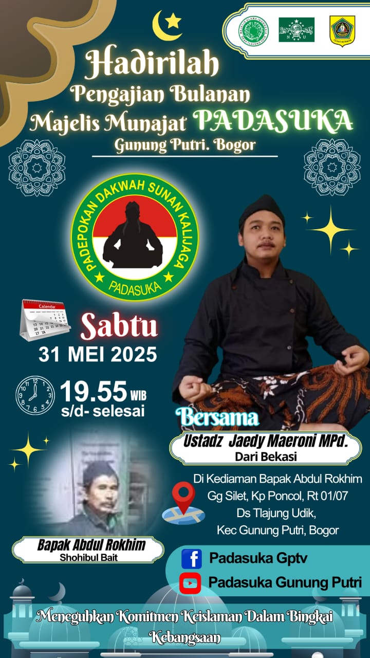 Munajat PADASUKA Gunung Putri: Memperkokoh Spiritual dan Kepedulian ...